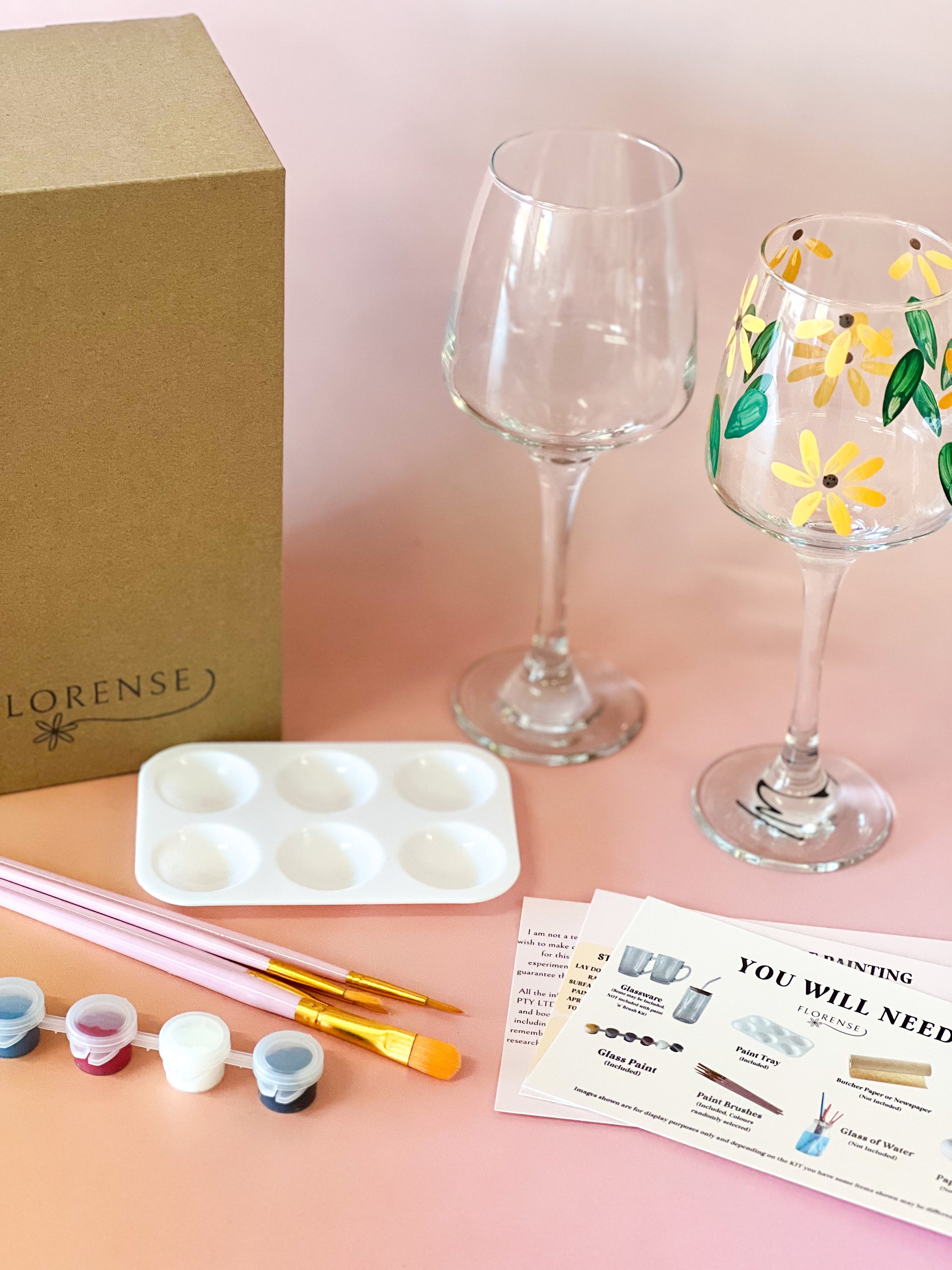 Glass Painting Kit - Wine Glass – Florense